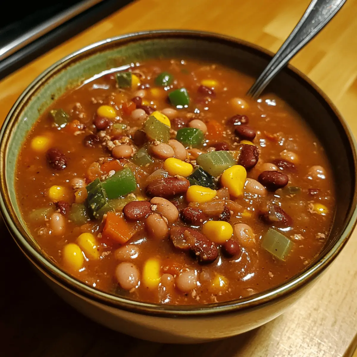 Easy Savory Taco Bean Soup: Irresistibly Creamy & Comforting