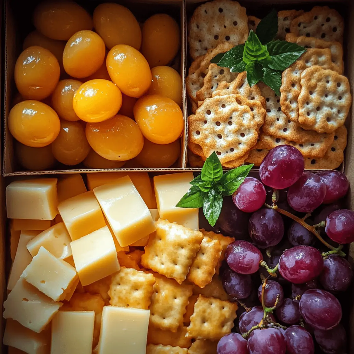 Easy Cheese and Grape Snack Box Ideas for a Delicious Boost