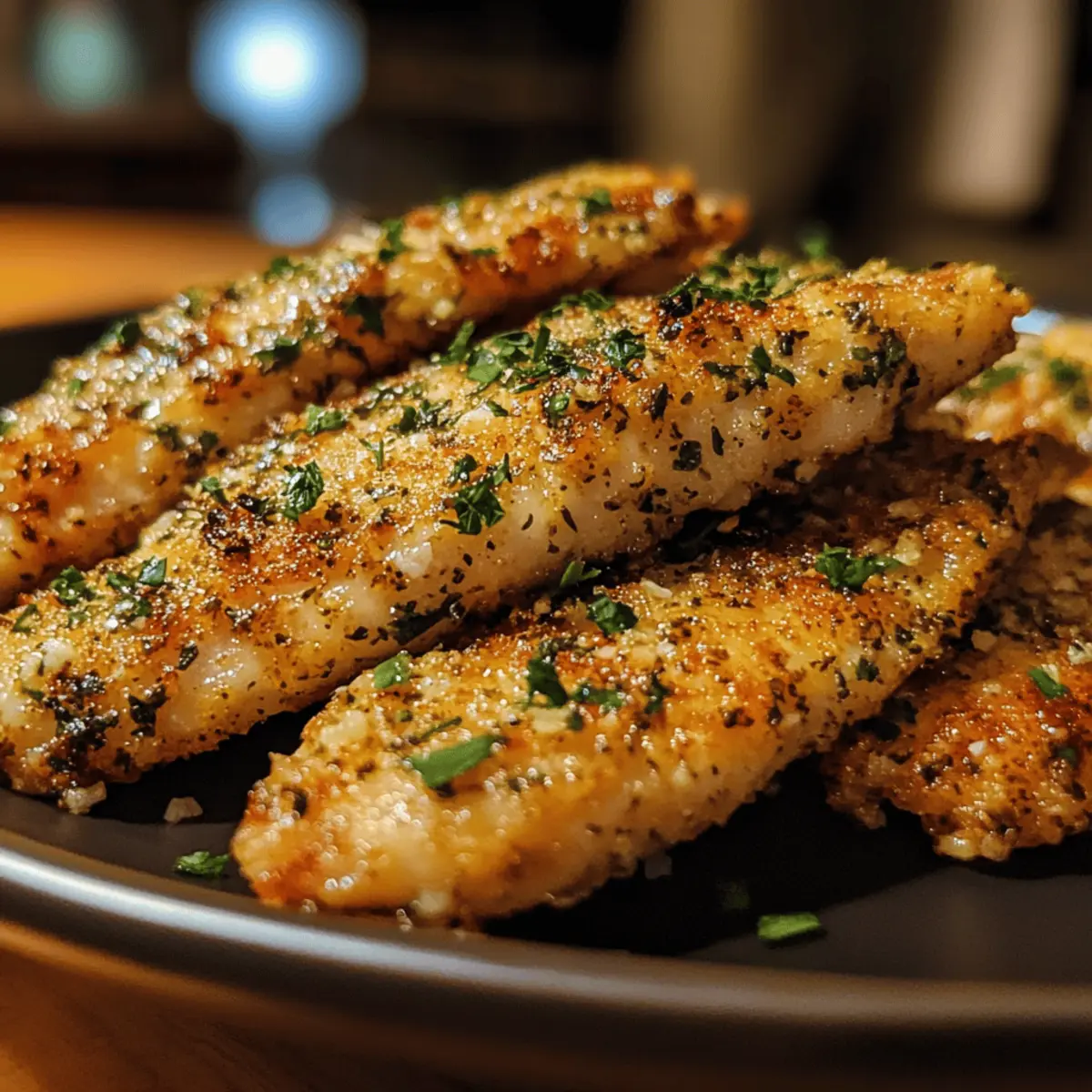 Easy Garlic Herb Chicken Tenders with Juicy, Delicious Flavor