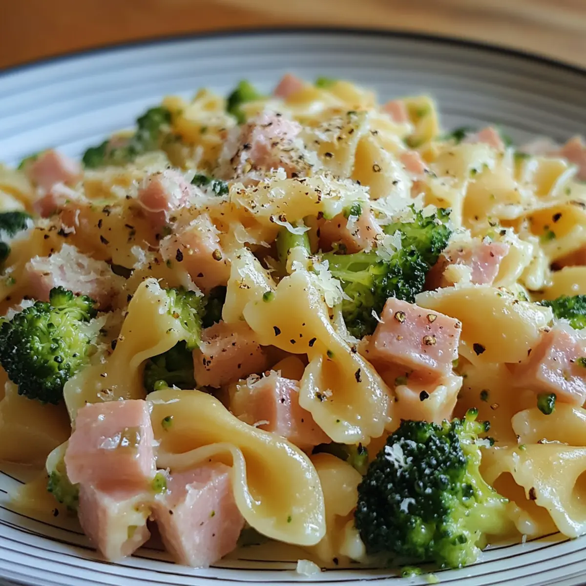 Easy Ham & Broccoli Pasta: Irresistibly Creamy & Comforting