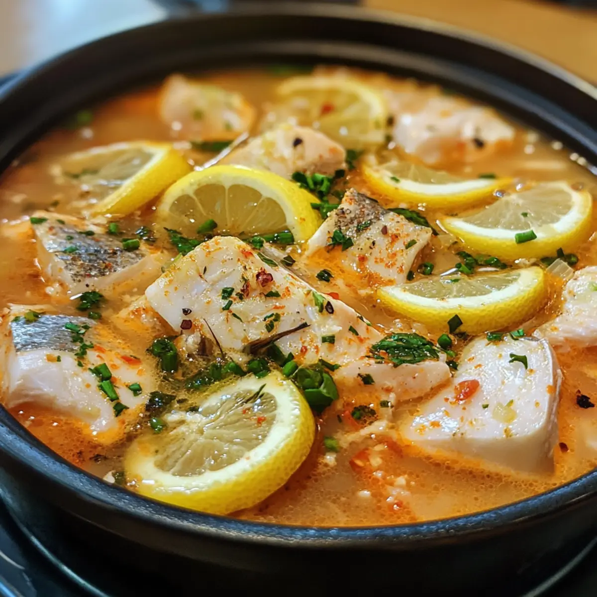 Ultimate Garlic Lemon Fish Stew: A Zesty, Delicious Bowl